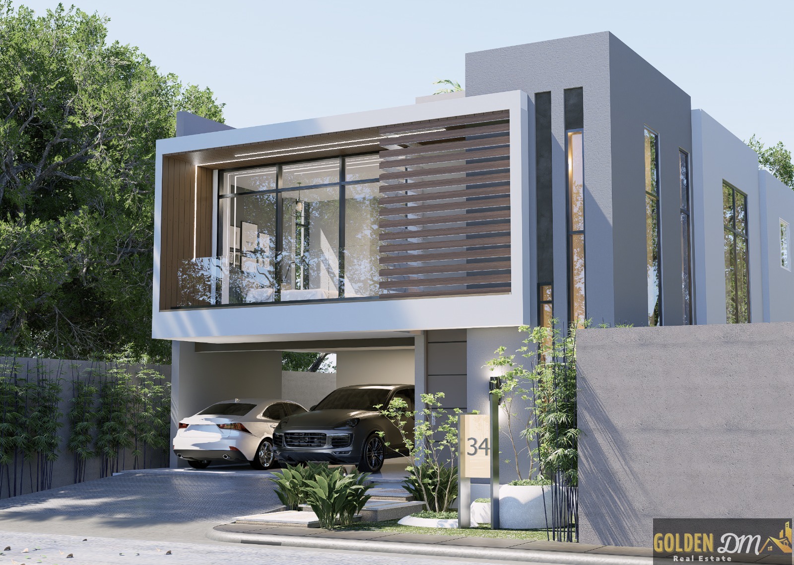 Casa de lujo en construcción, Gurabo, Santiago - Golden DM